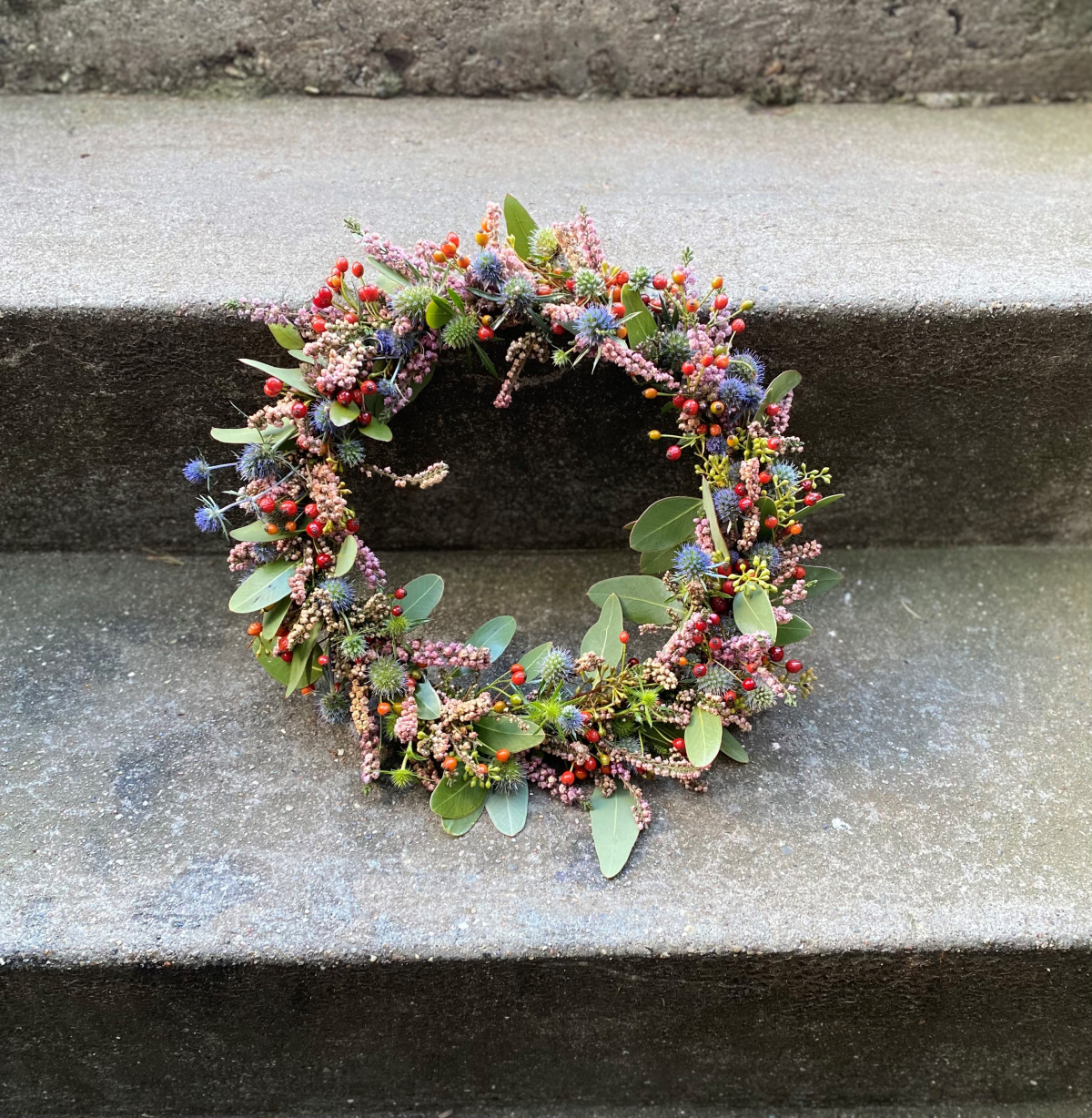 Tørrede kranse - Tørrede kranse - Engblomsten v/Ina Boldsen